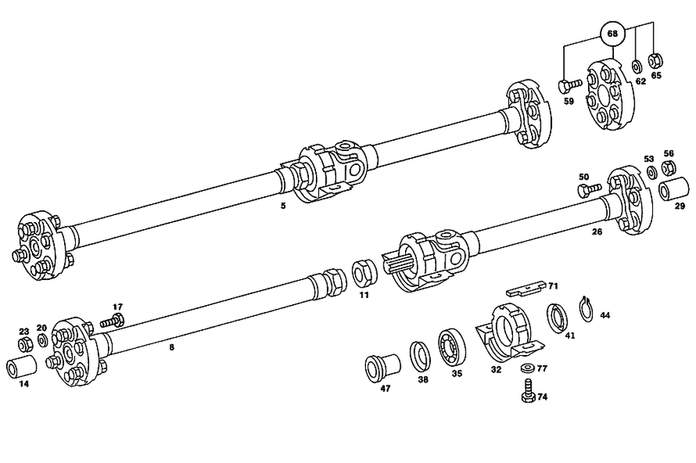 126-410-04-15 - Flex Disk 1973-1991 Mercedes-Benz | Mercedes-Benz USA Parts