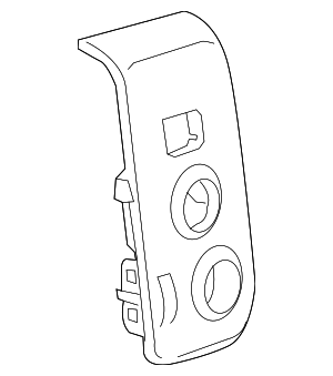 2014-2019 GM Switch Bezel 23476235 | TascaParts.com