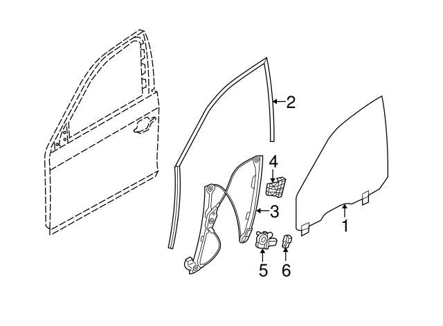 51337057489 - 2004-2010 BMW Guide Channel (51-33-7-057-489) | BMW of ...
