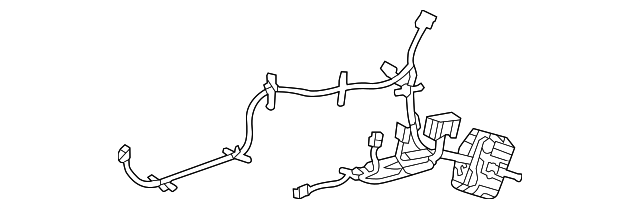 Front Passenger Side Door Wiring Harness 85514513 | TascaParts.com