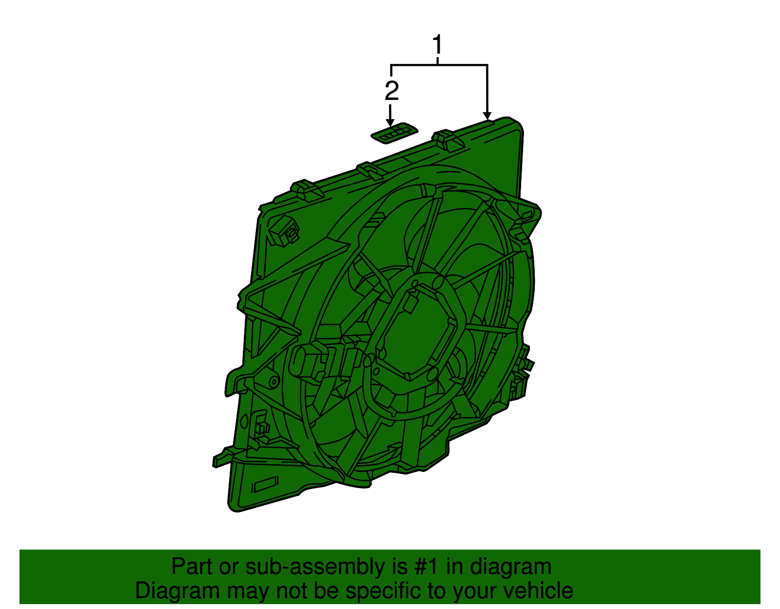 2016-2020 GM Fan Module 84392557 | GM Parts Center