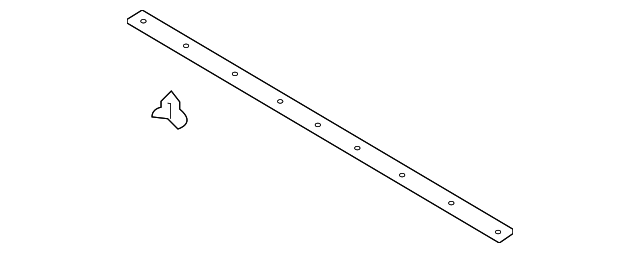 2010-2015 Hyundai Tucson Front Weather-Strip 86435-2S000 | QuirkParts
