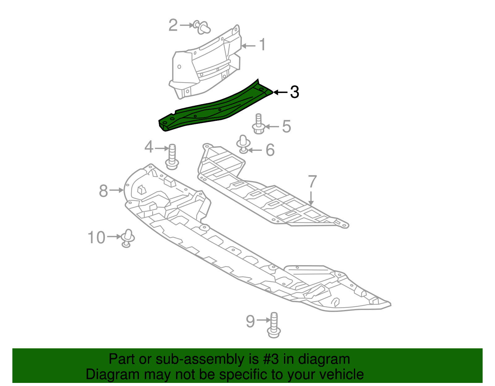 2014-2020 Mitsubishi Outlander Mount Bracket 5220F591 | Mitsubishi ...
