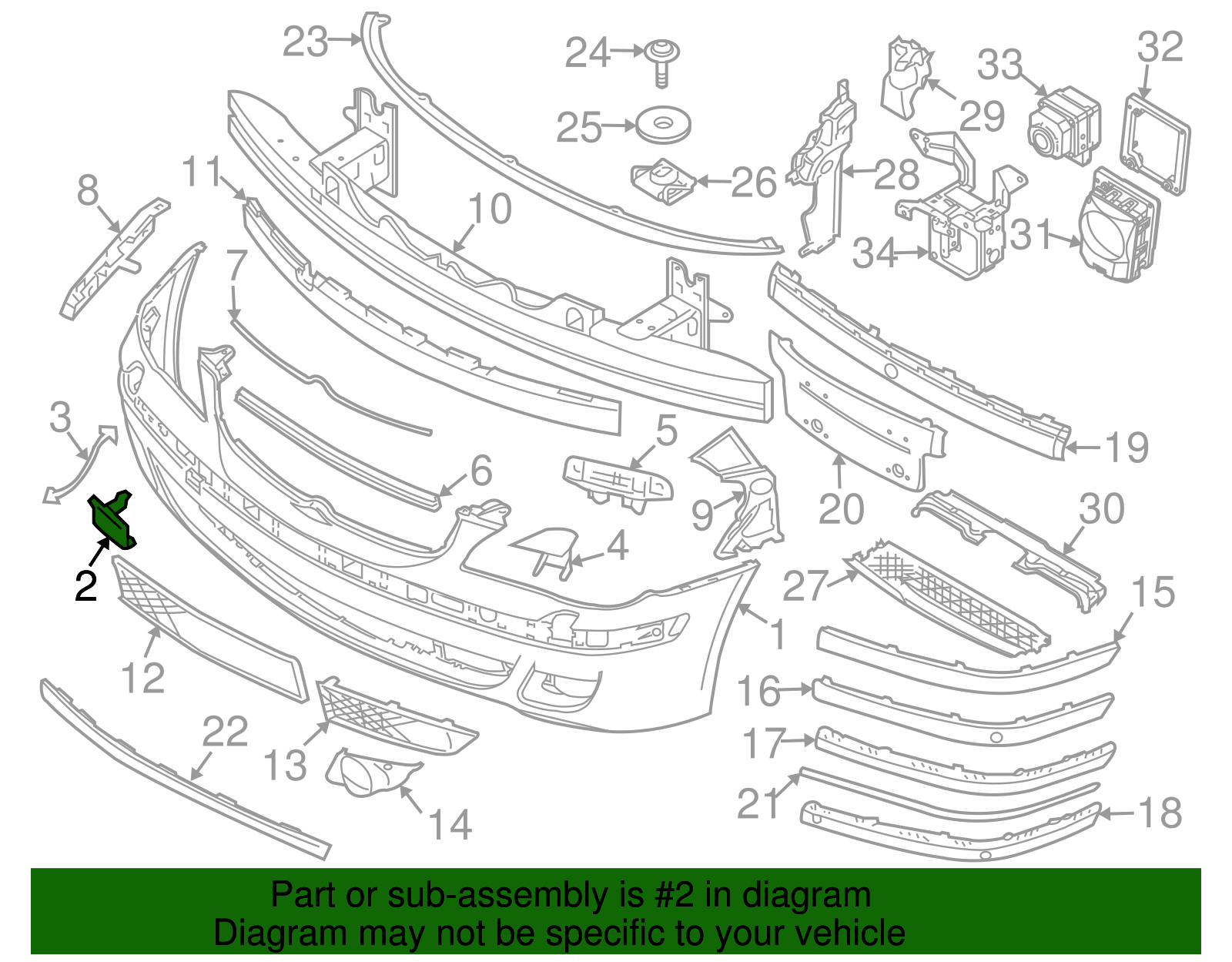 51117135569 - 2006-2008 BMW Tow Bracket Cover (51-11-7-135-569) | BMW ...