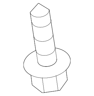2012-2023 Hyundai Sun-Visor Screw 85289-3V000 | OEM Parts Online