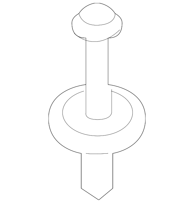 51718259788 - 2006-2018 BMW Rocker Molding Rivet (51-71-8-259-788 ...