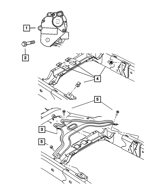 2005-2012 Mopar Transfer Case Gear Motor 05143477AC | Mopar eStore