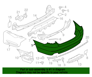2014-2016 BMW Bumper Cover 51-12-7-332-764 | Atlanta BMW Parts