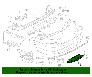 2011-2016 BMW Guide, bottom center 51-12-7-184-765 | AutoNation Parts