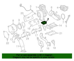2017-2023 GM Turbocharger Gasket 12677294 GM | GMPartsDirect.com