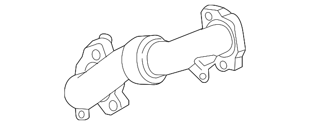 2017-2022 GM Driver Side Exhaust Turbocharger Inlet Pipe 12681162 ...