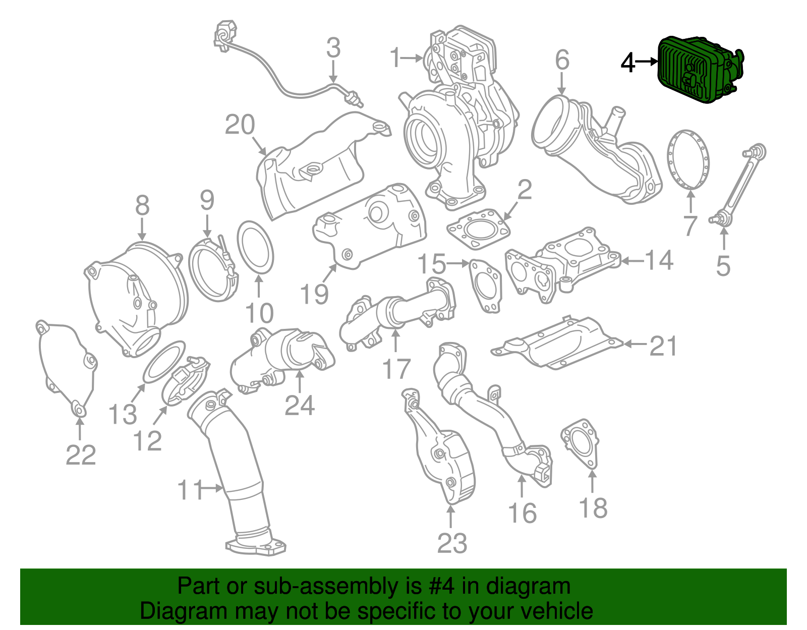 2015-2019 GM Variable Geometry Turbocharger Actuator 12723306 | Auto ...