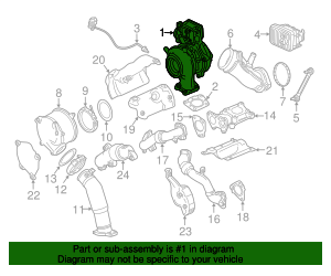 2017-2019 GM Turbocharger 12723305 | GM Parts Center