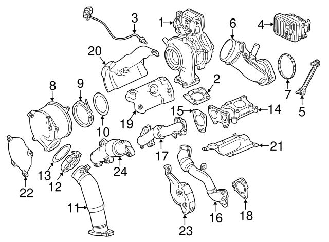 12677294 - Turbocharger Gasket 2017-2023 GM | AutoNationParts.com
