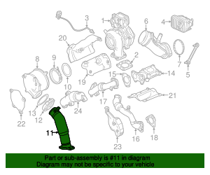 2017-2021 GM Exhaust Pipe 12671086 | TascaParts.com