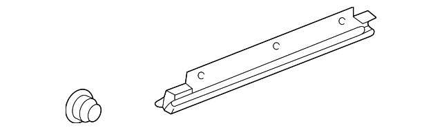 2000-2004 Toyota Avalon Lower Molding 75746-AC020-B0 | Toyota Parts Center