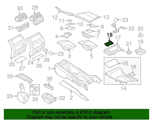51-16-9-213-654 - Insert - 2011-2016 BMW | Buy BMW Parts Now