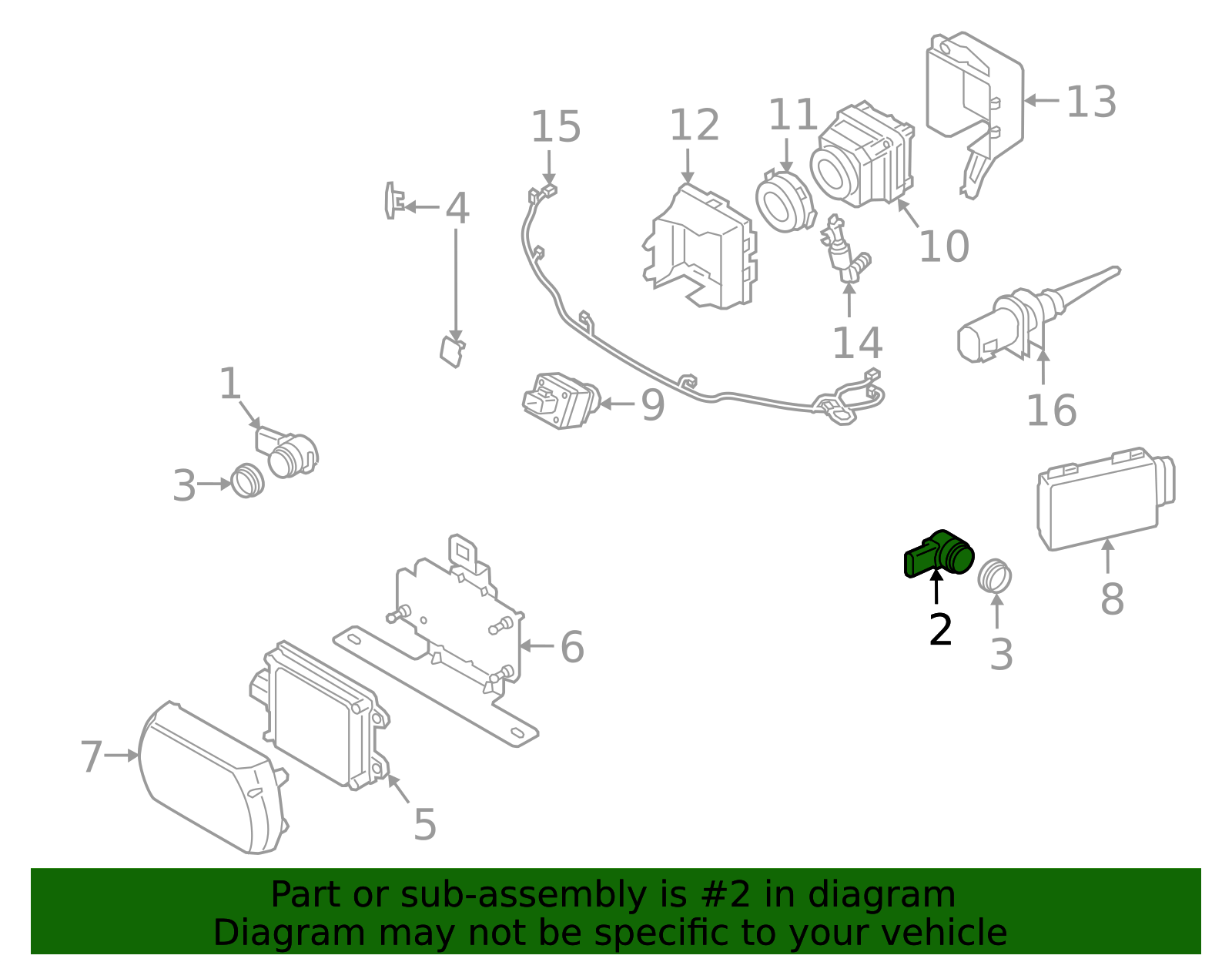 66-20-5-A1F-865 - Sensor 2019-2024 BMW | AutoNation Parts