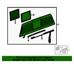 2014-2019 GM Rear Sliding Window 84819603 | TascaParts.com