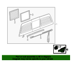 2014-2019 GM Rear Sliding Window Module 23490454 GM | GMPartsDirect.com