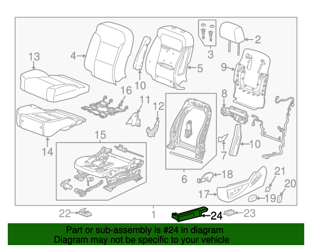 Track Cover - GM (23218777) | GMPartsDirect.com