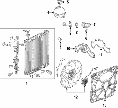 Water Pump for 2017 Cadillac XT5 | GM Parts Store