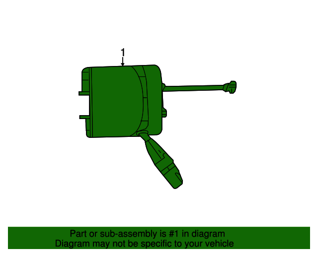2015-2018 Mopar Multi-Function Switch 5LB70DX9AH | Mopar Parts Canada