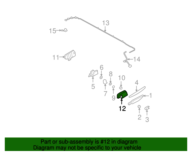 7L2Z-17C412-A - Outer Seal - 2006-2012 Ford | Lasco Auto Parts