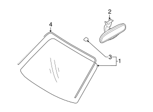 2005-2010 Kia Sportage Reveal Molding 86131-1F000 | OEM Parts Online