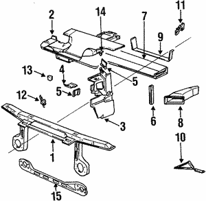 51711977986 - 1992-1999 BMW Upper Cover (51-71-1-977-986) | BMW of ...