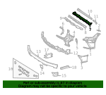 223-885-14-00 - Bumper Cover Support Rail 2021-2023 Mercedes-Benz ...