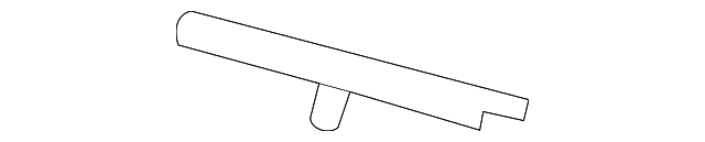 223-885-29-00 - Bumper Cover Support Rail Bracket 2021-2023 Mercedes ...