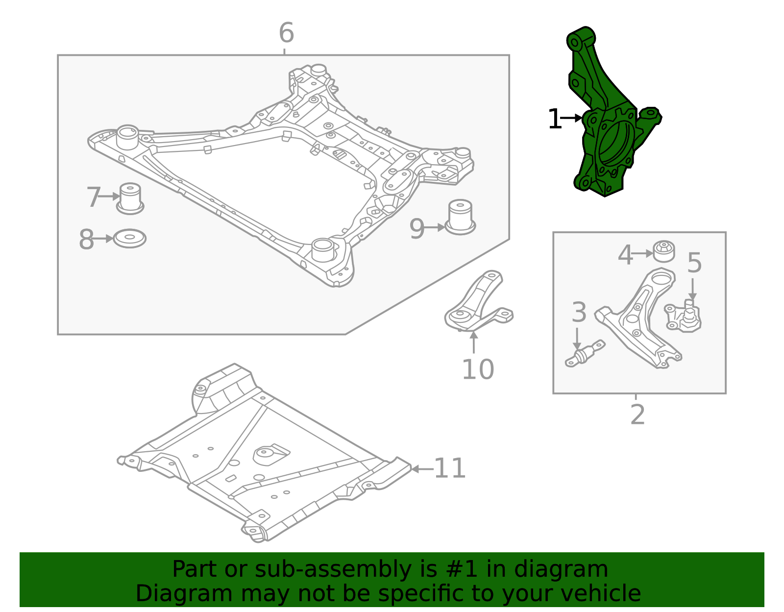 2022-2024 Hyundai Tucson Steering Knuckle 51710-N9100 | Retail ...