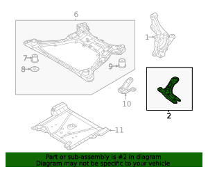 2022-2024 Hyundai Tucson Trailing Arm 55271-CW000 | OEM Parts Online