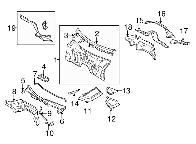 2006-2010 Infiniti Cover 66894-EH100 | AutoNationParts.com
