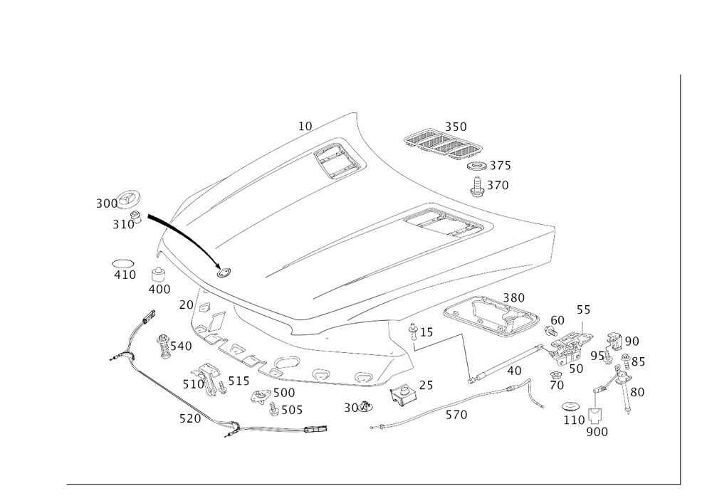 2012-2019 Mercedes-Benz Cover 166-880-02-05 | MB of Covington