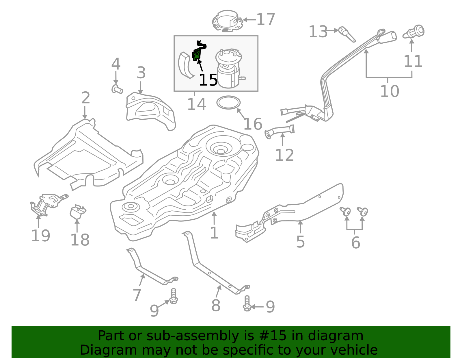 L1MZ-9A299-B - 2020-2024 Ford - Sending Unit | My Ford Parts