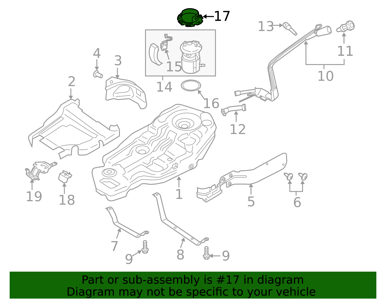 2020-2025 Ford | Motorcraft™ Fuel Tank Lock Ring | FPR-28 | Walls' Ford ...