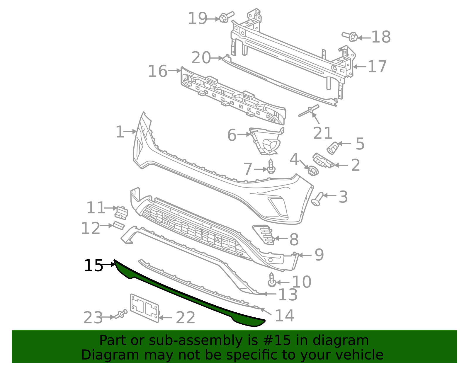 2020-2023 Volkswagen Spoiler 3CM-807-110-9B9 | VW Parts Center