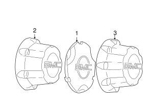 9595469 - Hub Cap with Bowtie Logo 2007-2014 GM | AutoNationParts.com