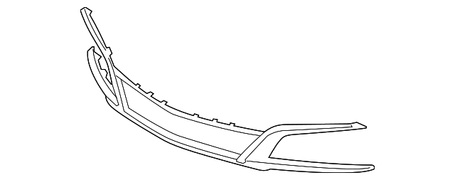 2019-2020 Acura MDX Garnish, Front Bumper Middle 71105-TYS-A00 | Acura ...