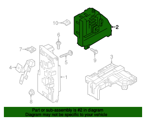 61149259469 - 2012-2014 BMW X3 Distribution Box (61-14-9-259-469) | BMW ...