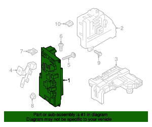 61149259467 - 2012-2014 BMW X3 Distribution Box (61-14-9-259-467) | BMW ...