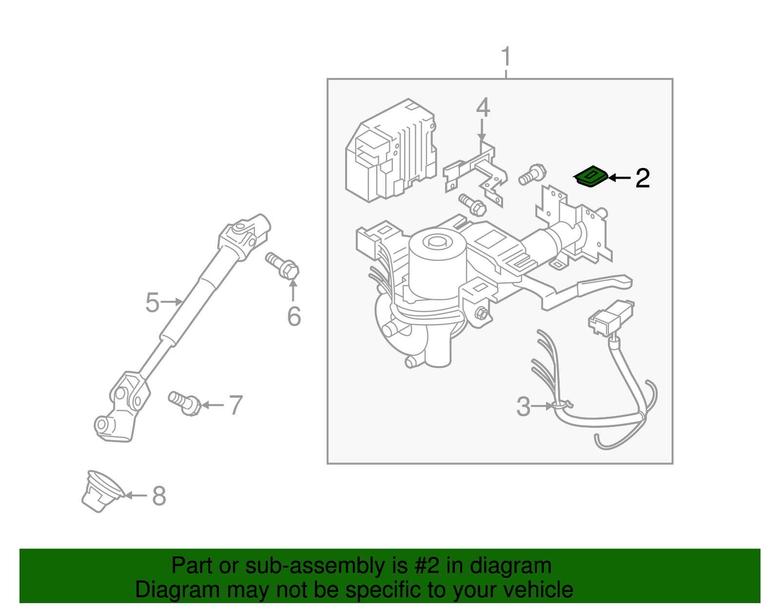 48964-JK71A - Steering Wheel Hardware Kit 2011-2017 Nissan | AutoNation ...