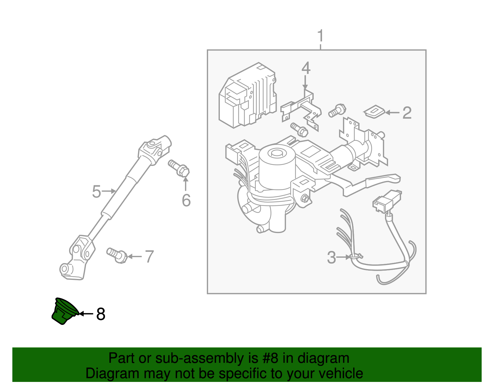 2008-2017 Nissan Lower Seal 48989-JD02C | My Nissan Part