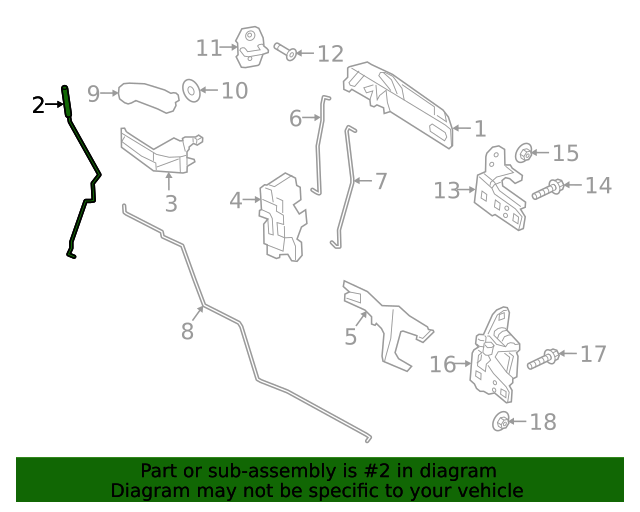 2019-2020 Ram Lock Knob - Driver's Side (LH) 68445065AA | TascaParts.com