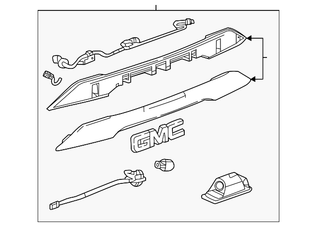 2018-2019 GMC Acadia Applique 84431661 | TascaParts.com