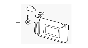 2017-2020 Lincoln Continental Visor Assembly Sun GD9Z-5404105-DC | Ford ...