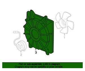 2012-2015 Honda Civic Shroud 19015-R1A-A01 | Cheaper Honda Parts