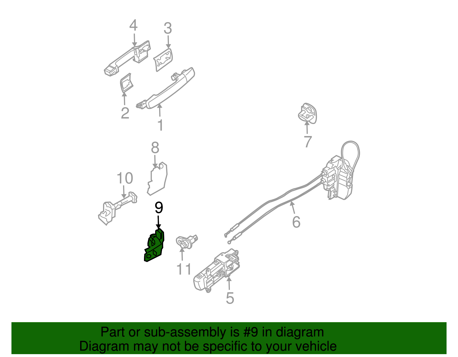 82420-ZP80A - 2005-2025 Nissan - Hinge | Anicra Nissan Parts